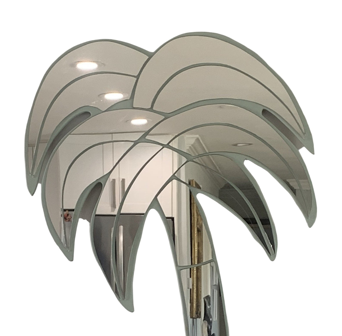 Vintage Postmodern Sculpted Coastal Florida Palm Tree Mirror 76" – DEG ...