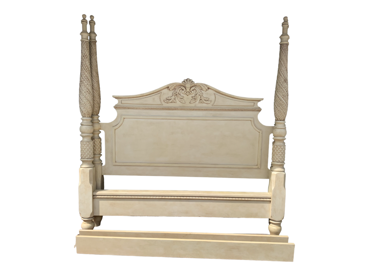 Bernhardt Furniture Embassy Row Four Poster King Bed light color – DEG ...